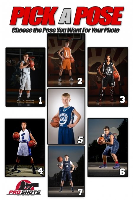 Pick A Pose Basketball - Pro Shots - Pro Shots