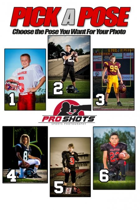 ProShots - Pick A Pose Football - Pro Shots